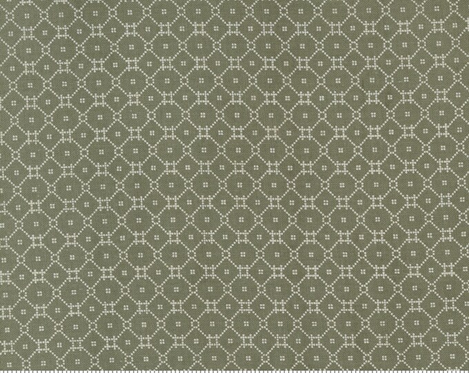Flower Pot Sage Green Fabric by Lilla Boutique for Moda Fabrics 5166 16 ...