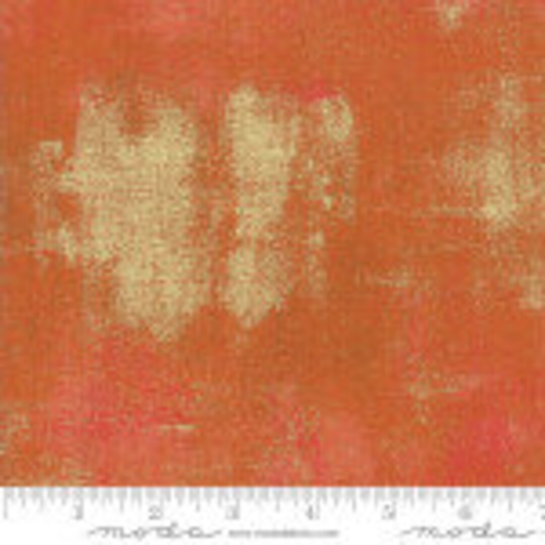 Grunge Pumpkin Metallic Fabric by Moda Fabrics 30150 285M **this is a 2 ...