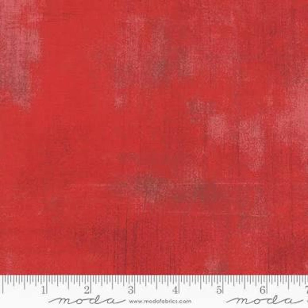 Grunge Basics Red Fabric for Moda Fabrics 30150 151 this is a 5.31 Yard ...