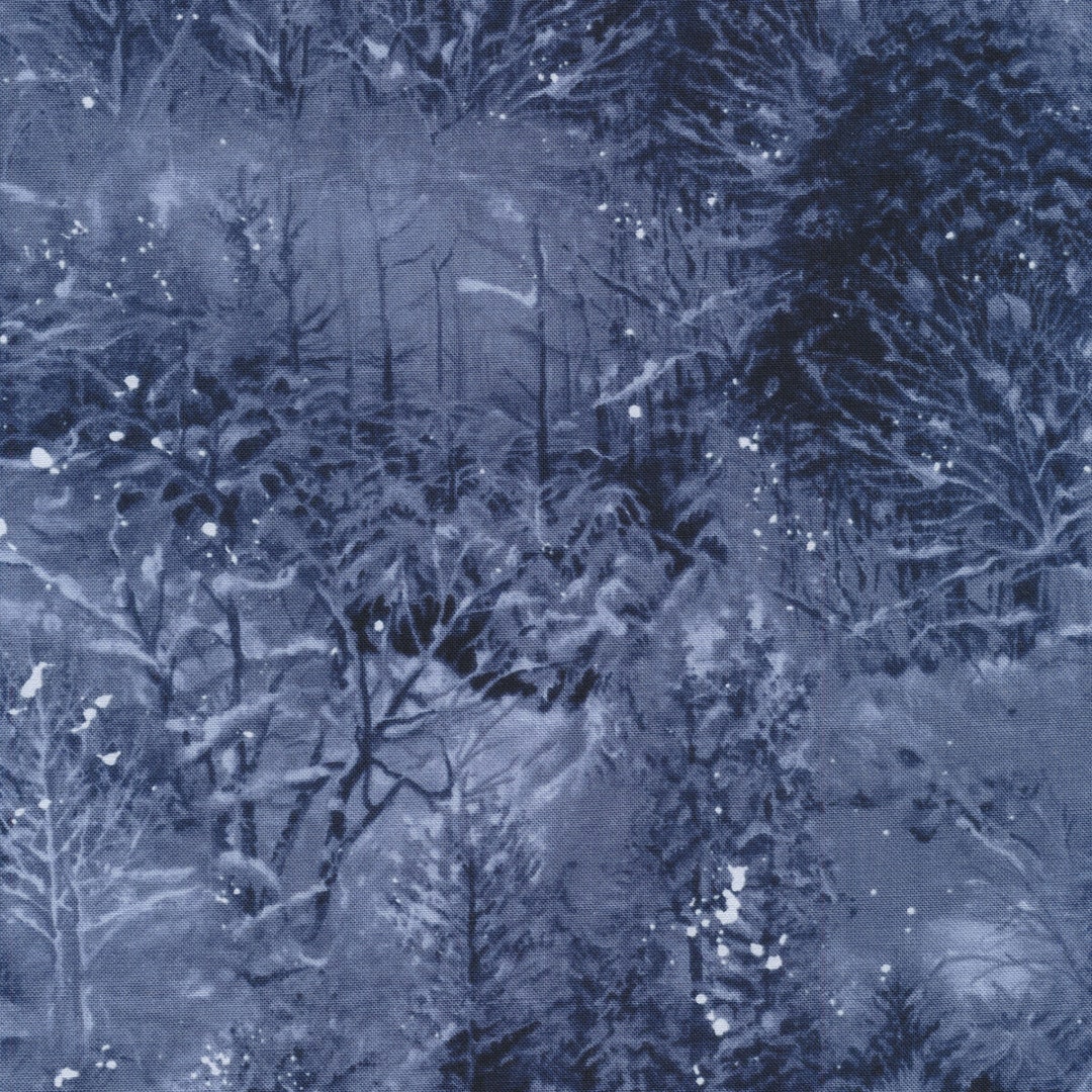 Blizzard Blues Night Sky Christmas Fabric by Moda Fabrics 33673 14 this ...
