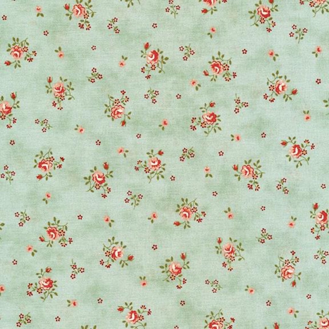 Collections Cause Etchings Aqua Fabric by Howard Marcus and 3 Sister ...