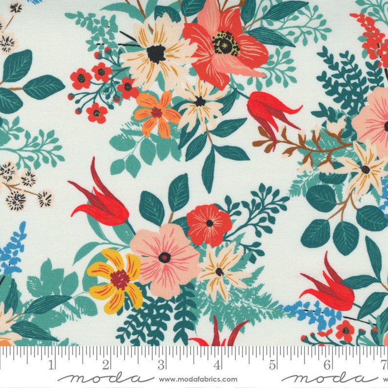 Lady Bird Porcelain by Crystal Manning for Moda Fabrics 11870 - Etsy