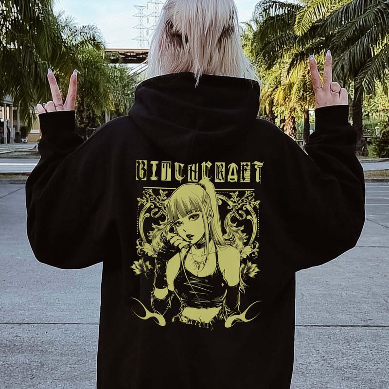 Teen Girls Goth Hoodies - Etsy UK