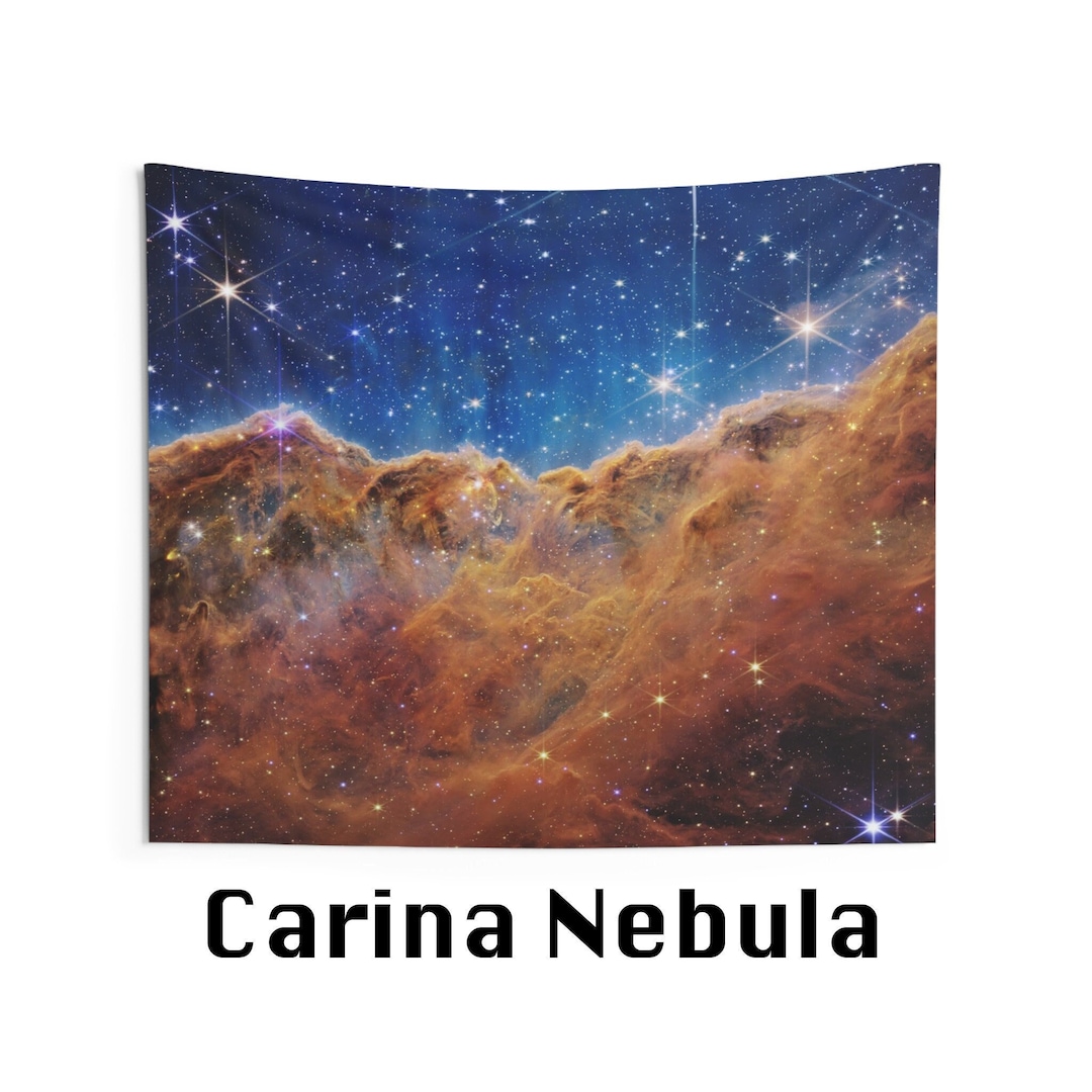 Cosmic Cliffs Space Tapestry | Stellar Quality Astronomy Bedroom Decor ...