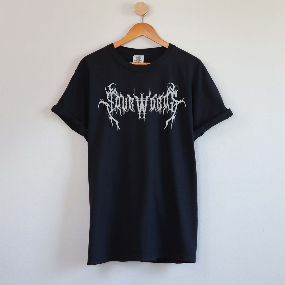 Custom Black Metal Shirt, Hoodie, Sweatshirt, or Crop Top ...
