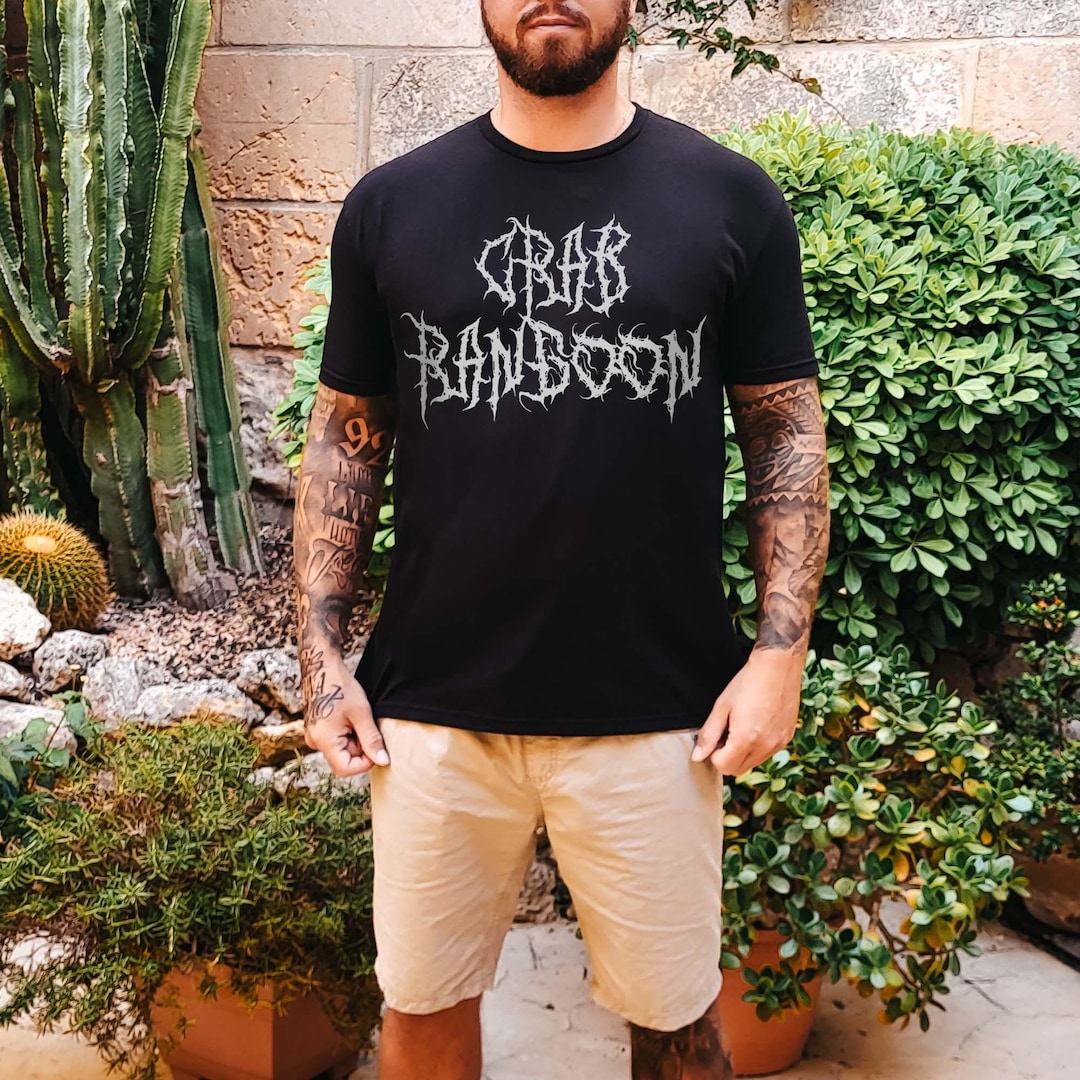 Metalcore Crab Rangoon T-shirt: Goth Grunge Style - Etsy
