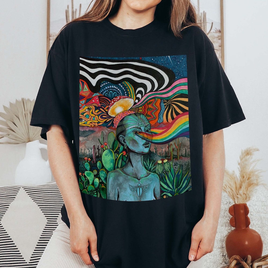 Vision Quest Trippy Shirt Psychedelic Hippie Clothes Awesome Graphic ...