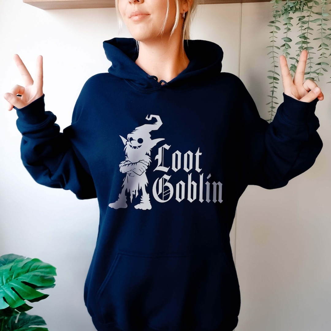 Loot Goblin Hoodie: Unisex RPG Gamer Pullover - Etsy