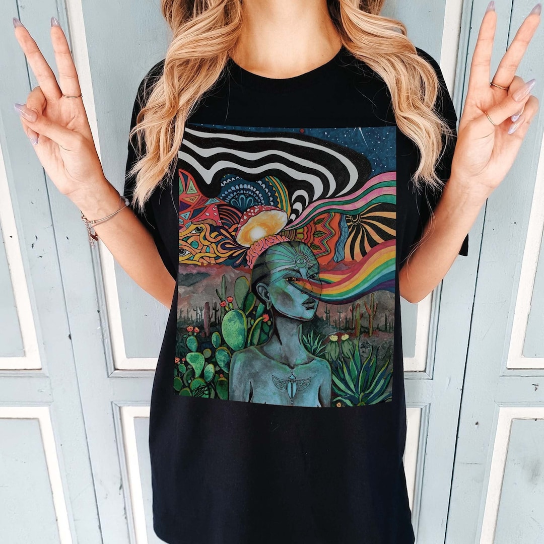 Vision Quest Trippy Shirt | Psychedelic Hippie Clothes | Awesome ...