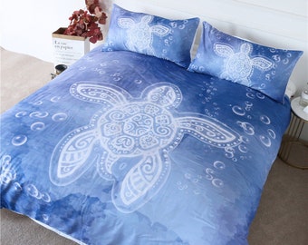 Sea turtle bedding | Etsy