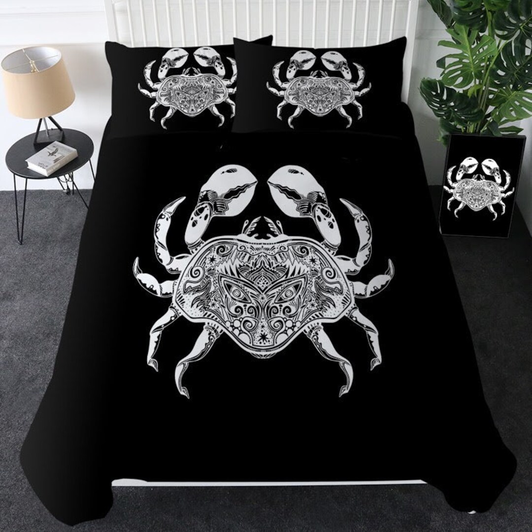 Aztec Crab Duvet Cover Bed Set CRAB Quilt Cover Bedding Set 3D - Etsy