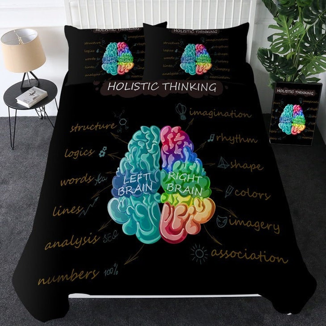Human Brain Quilt Cover Brain Organ Duvet Cover Bedding Set - Etsy