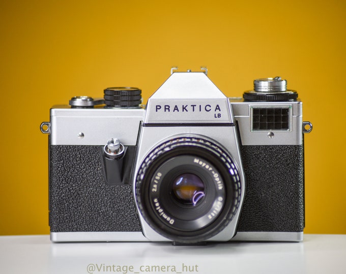 Praktica Lb Vintage 35mm Camera With Domiplan 50mm F28 Lens And Case Etsy