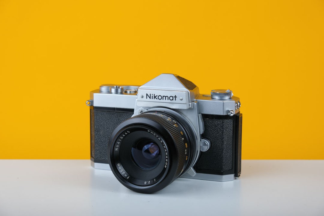 Nikomat Ftn 35mm SLR Camera With Photax-paragon 35mm F/2.8 Lens - Etsy