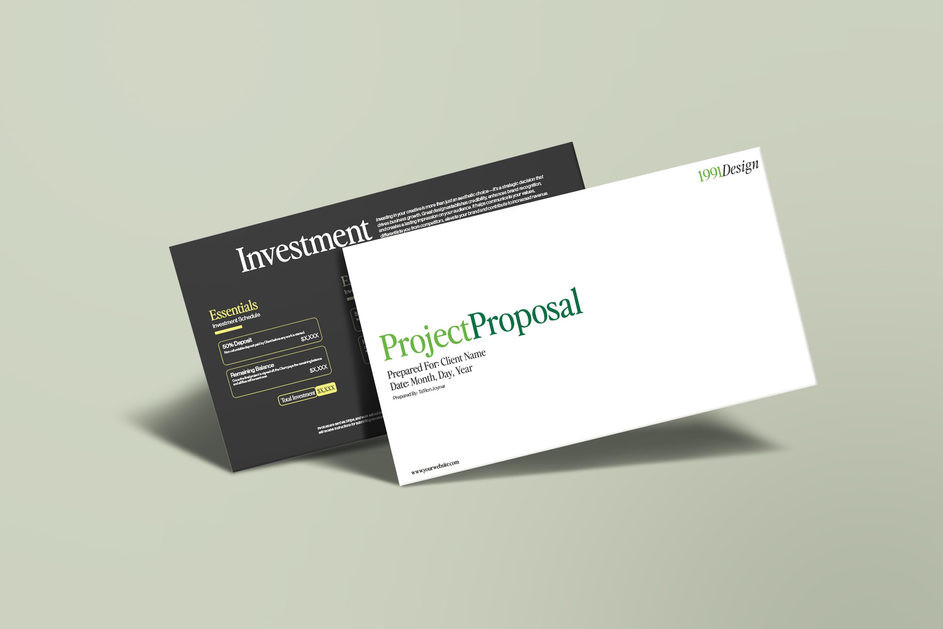 Client Project Proposal Template - Etsy