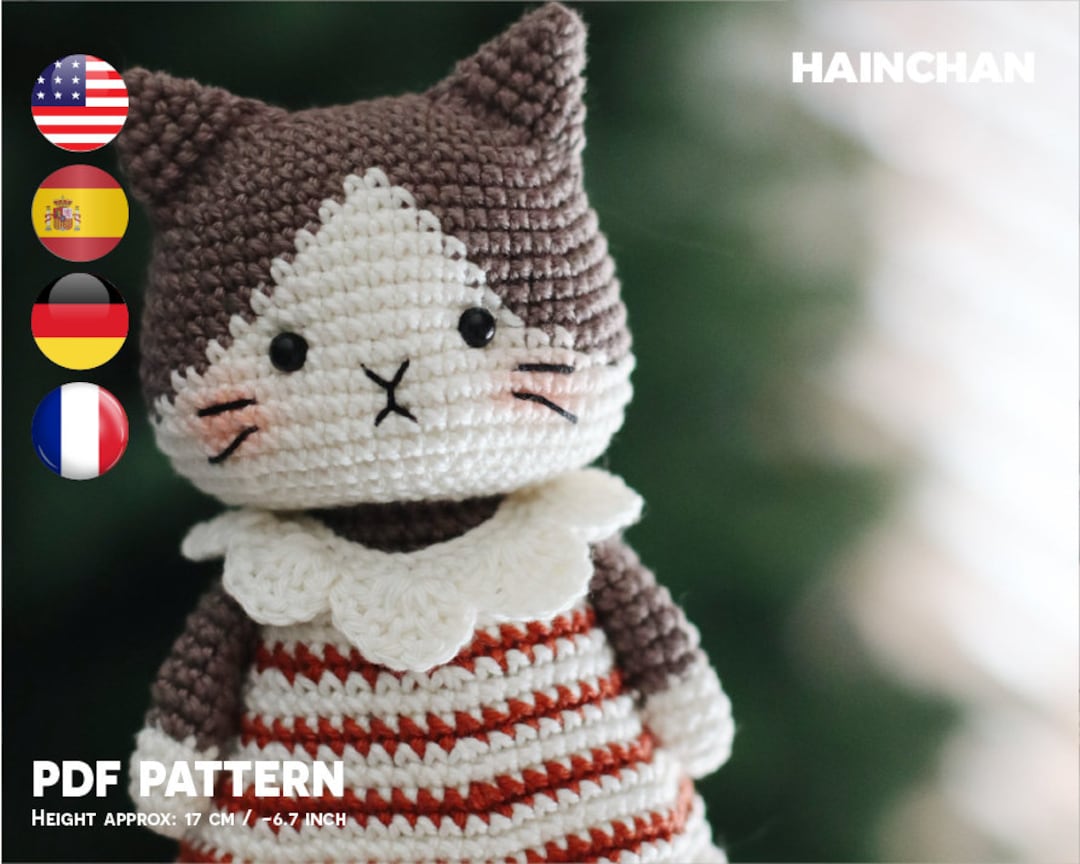 MILLIE the Cat Crochet Pattern Digital - Instant DIY Amigurumi PDF ...