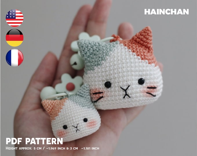 Mini Bean Cats Crochet Pattern - Etsy Canada