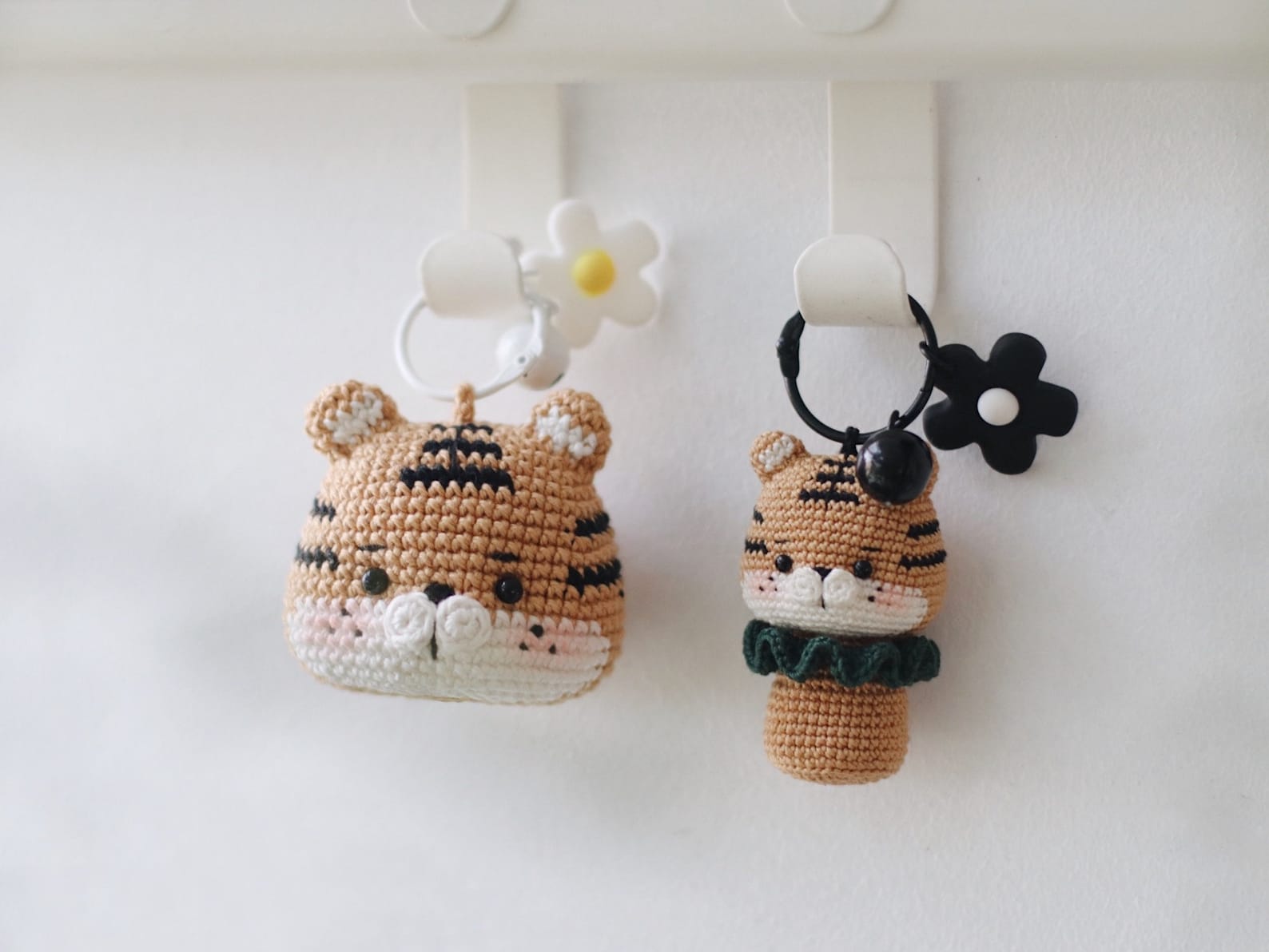 Hainchan's Crochet Tiger Head Pattern - DIY Keychain & Bag Charm, Easy ...