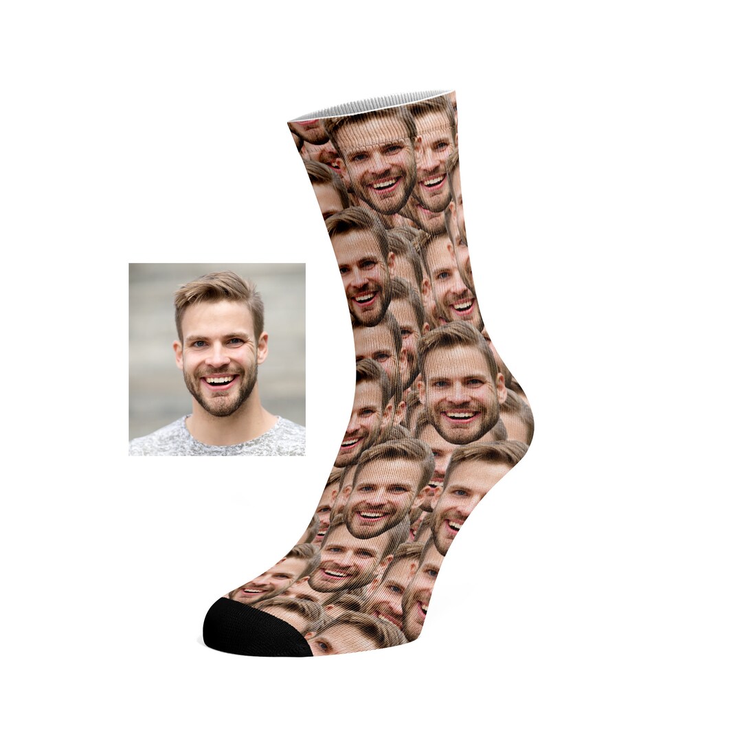 Custom Scatter Face Socks (2 Face) - Custom Photo Socks, Custom Socks ...