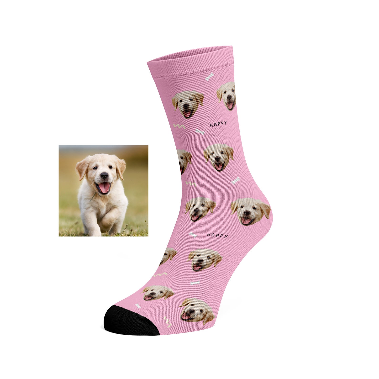 Custom Pet Socks with Name Custom Photo Socks Custom | Etsy