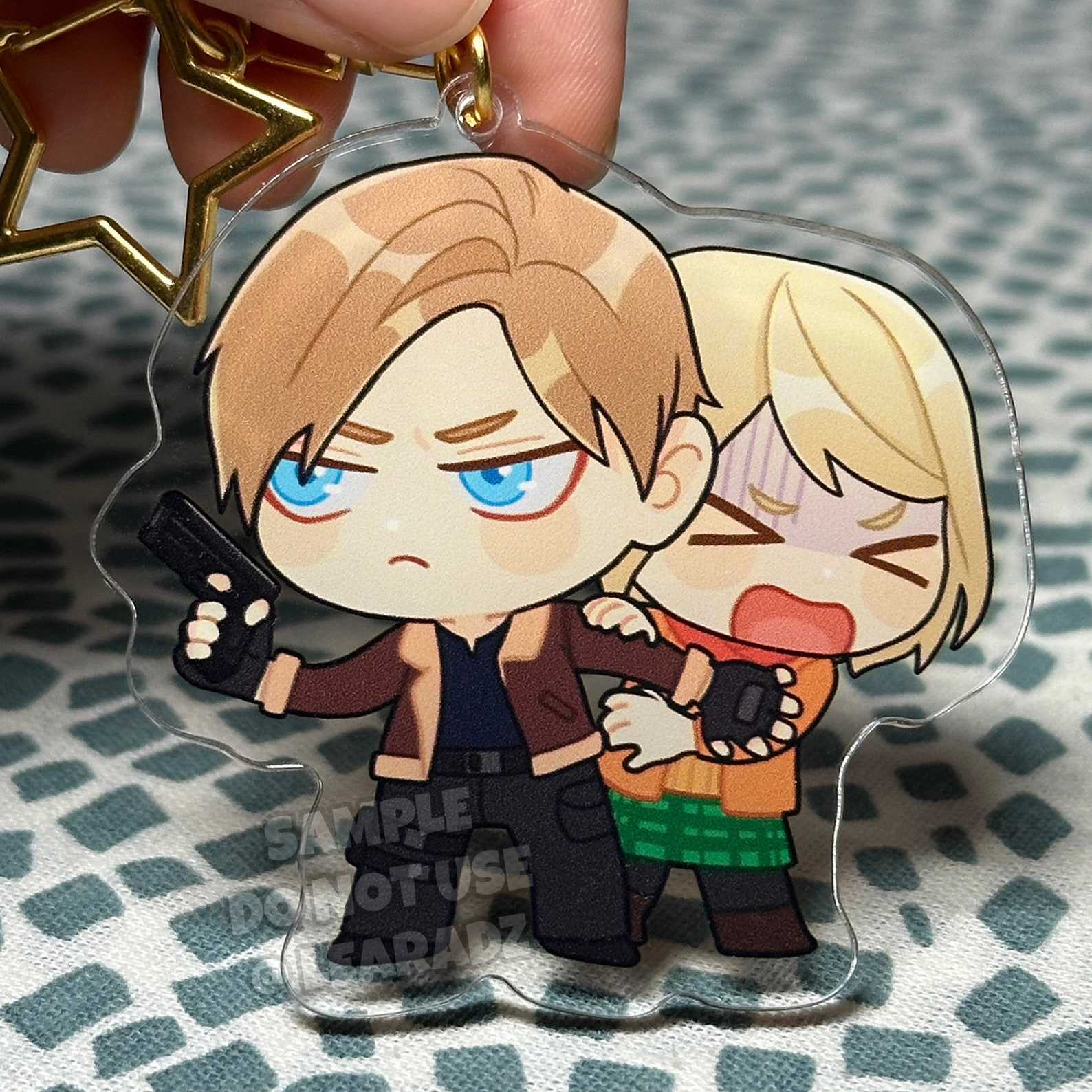 Resident Evil 4 Remake Acrylic Keychains Charms & Stickers | Leon ...