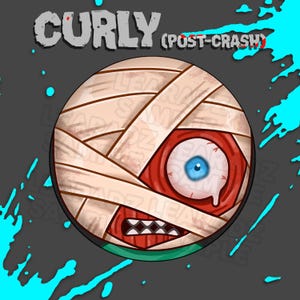 Mouthwashing Glitter Button Badges Pin | Curly, Anya, Daisuke, Swansea ...