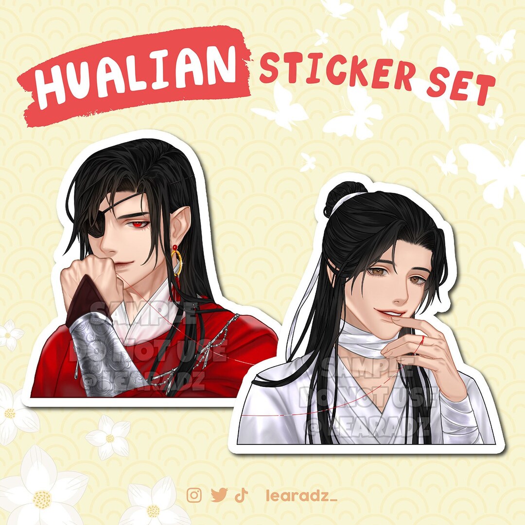 Hualian TGCF Diecut Stickers Set - Etsy