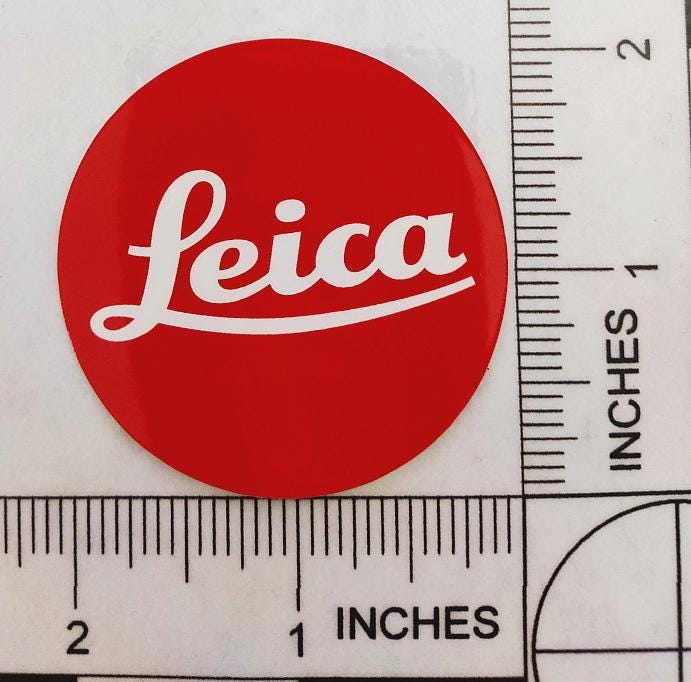 Leica Waterproof Glossy Logo Decal Sticker 2"x2" - Etsy