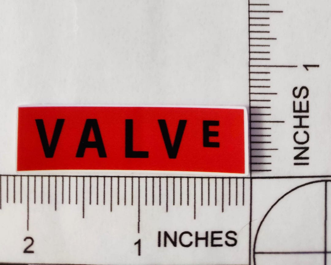 Valve Steam Deck Waterproof Glossy Vinyl Sticker Decal Logo 2"x0.5" - Etsy
