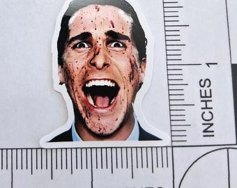 American Psycho Sticker - Waterproof Vinyl Sticker - Patrick Bateman - Etsy