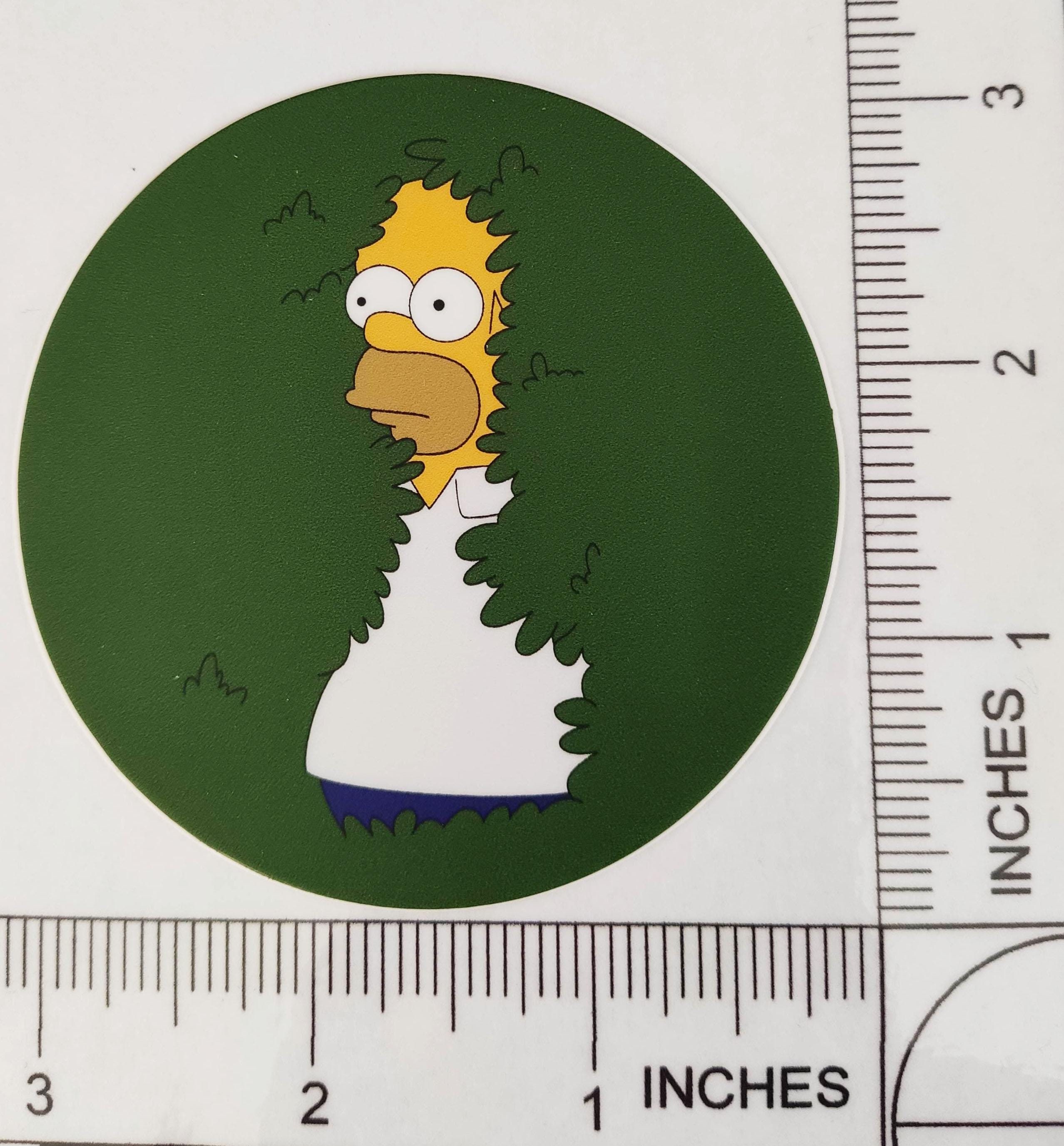 Homer Simpsons Terminator Bushes Waterproof Vinyl Sticker Decal Logo 3 ...