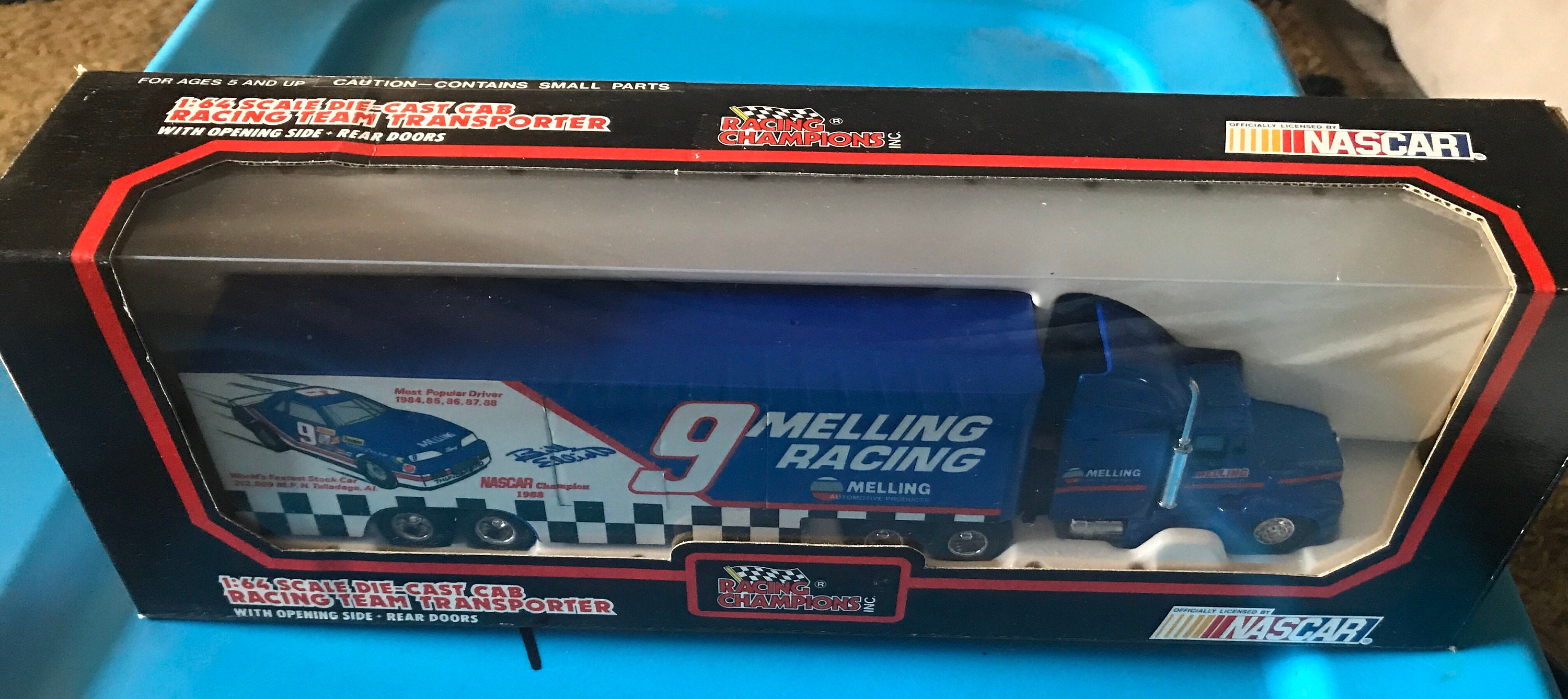 Racing Champions Bill Elliot 9 Melling Racing NASCAR 1:64 Team ...
