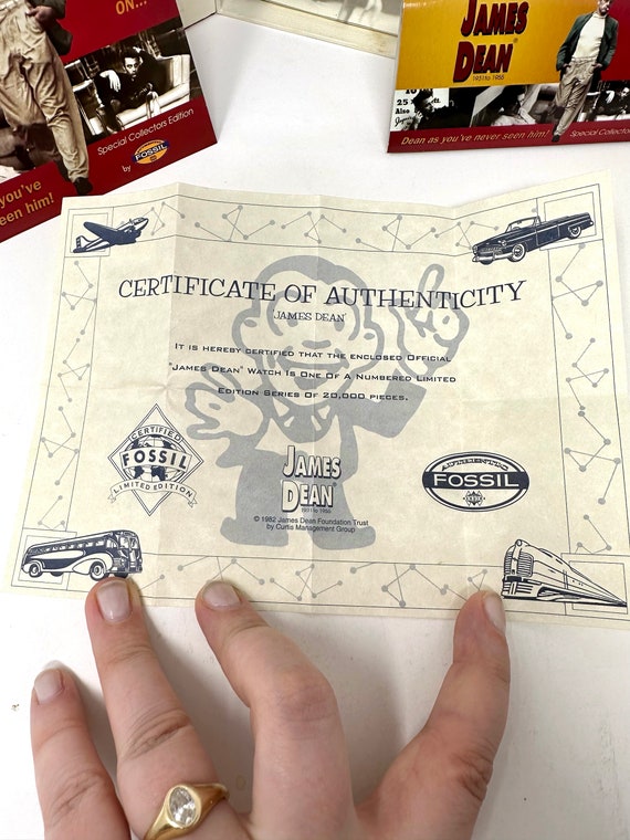 Vintage James Dean Limited Edition Collectors Fossil … - Gem