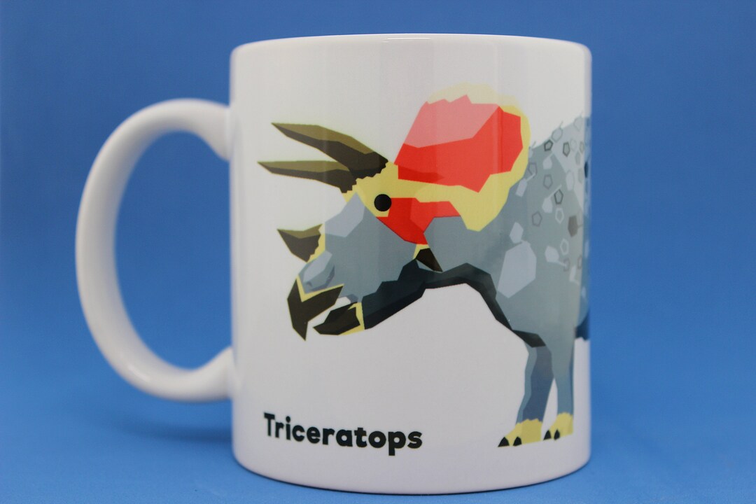 Triceratops Coffee Mug - Etsy
