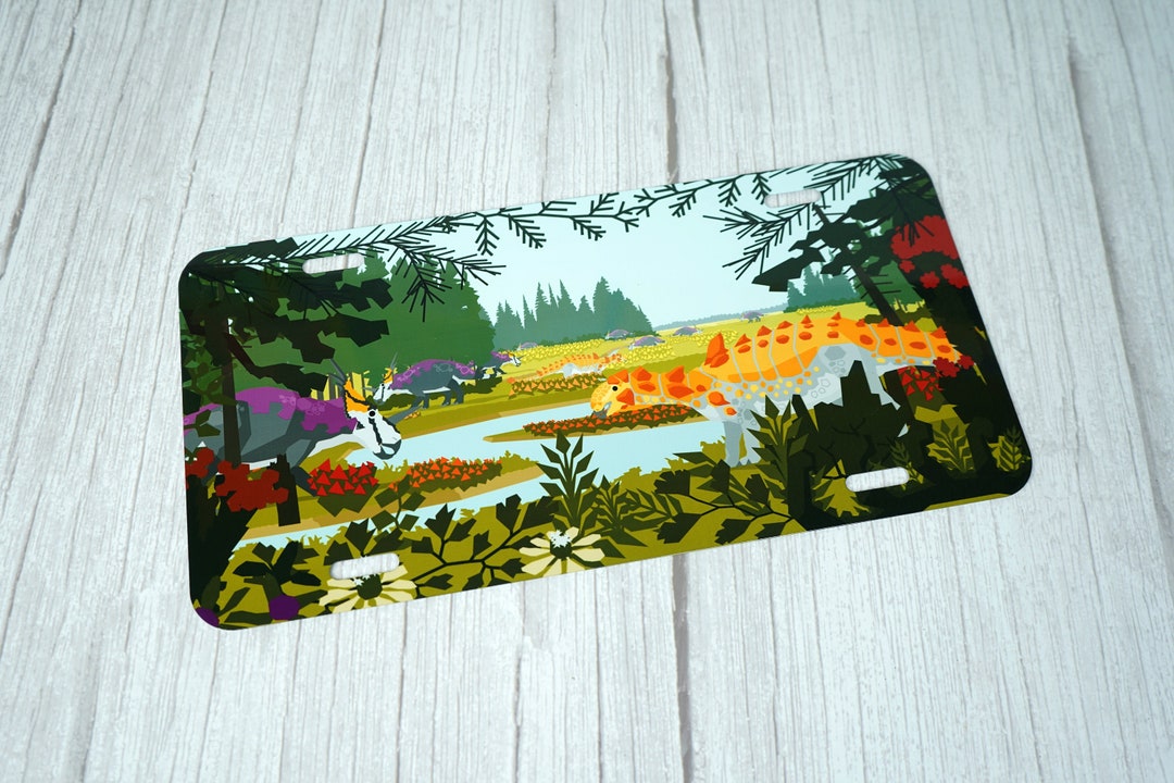Euoplocephalus Dinosaur License Plate - Etsy
