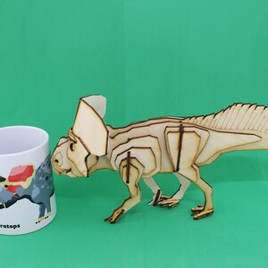 Protoceratops Wood Puzzle Model - Etsy