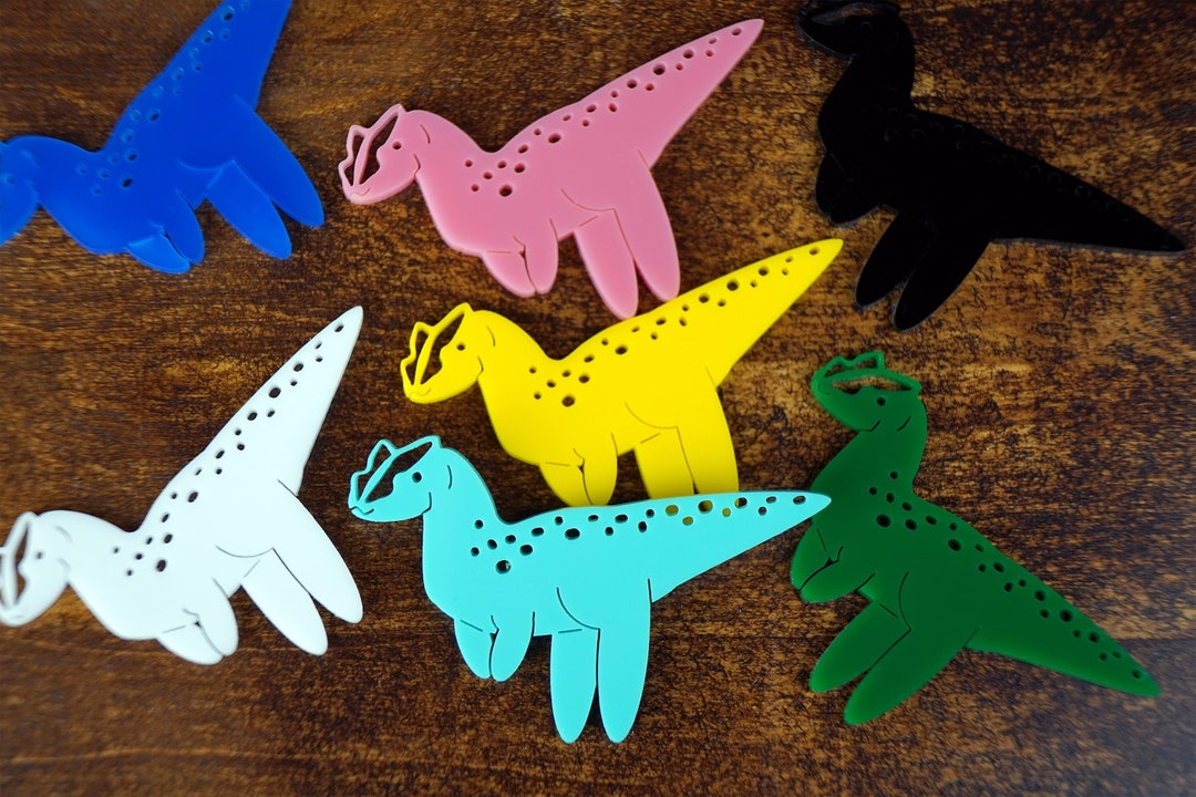 Derpy Allosaurus Dinosaur Brooch Pin - Etsy