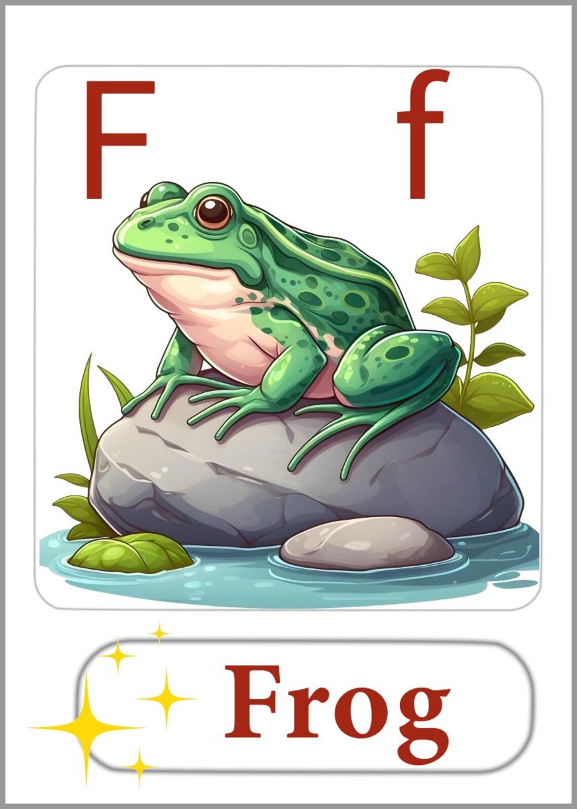 Alphabet Cards for Kids | Capital & Small Letters With Pictures ...