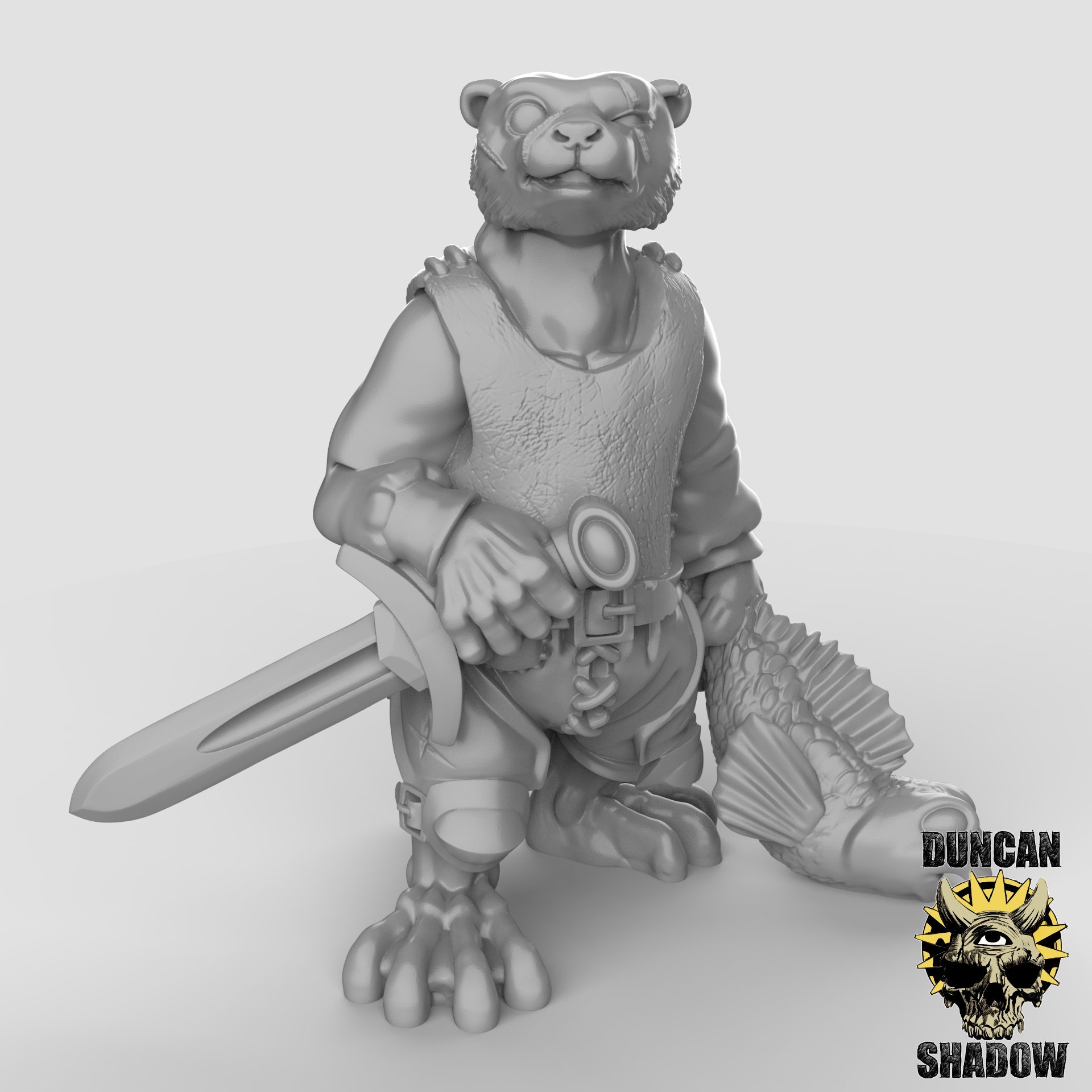 Otter folk with Fish Duncan Shadow Louca ideal for Dungeons and Dragons ...