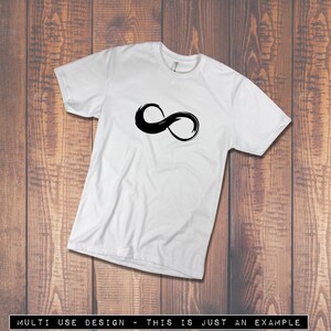Infinity Symbol SVG, PNG, Cut File, Iron on Transfer, T-shirt Design ...