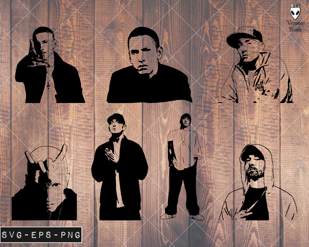 Eminem SVG Bundle, Eminem SVG, Rappers SVG, Rap Clip Art, Eminem T ...