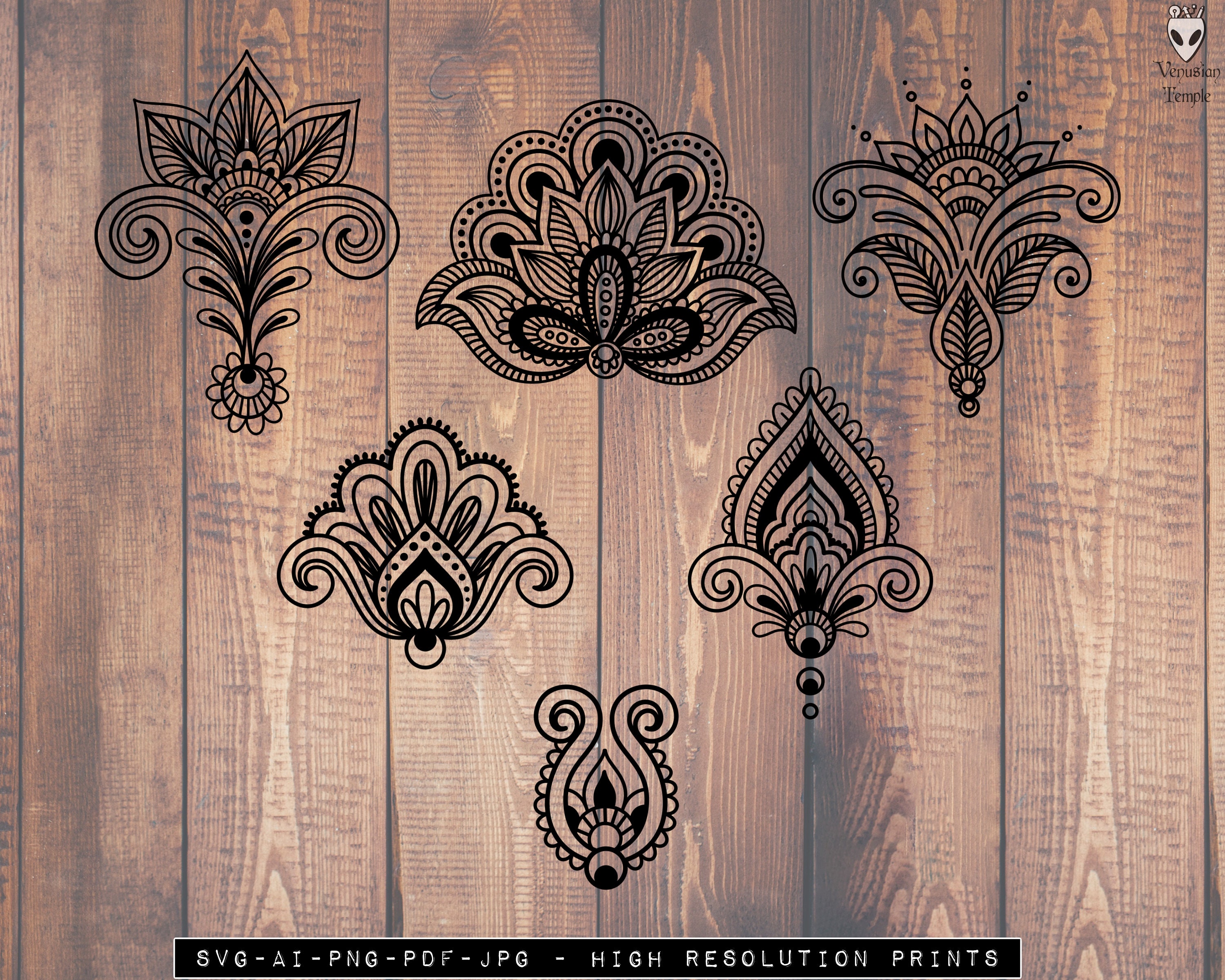 Henna Designs Henna Tattoo Designs Henna Svg Henna Digital - Etsy