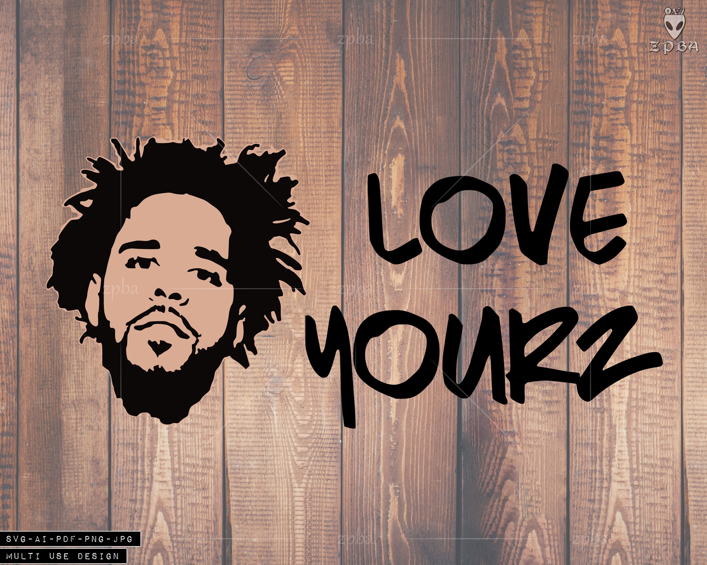 Love Yourz SVG J Cole svg Rappers Custom Gift Rap Svg | Etsy