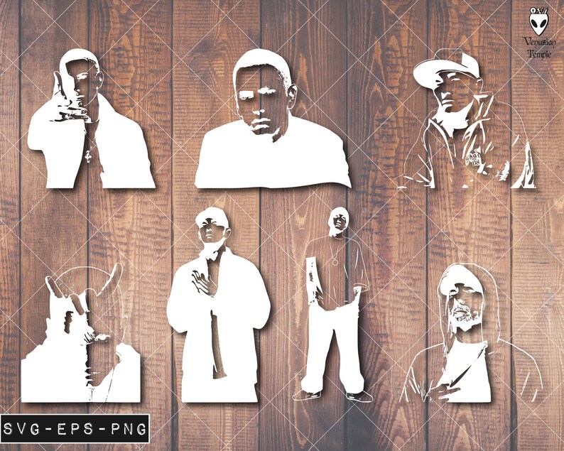 Eminem SVG Bundle, Eminem SVG, Rappers SVG, Rap Clip Art, Eminem T ...