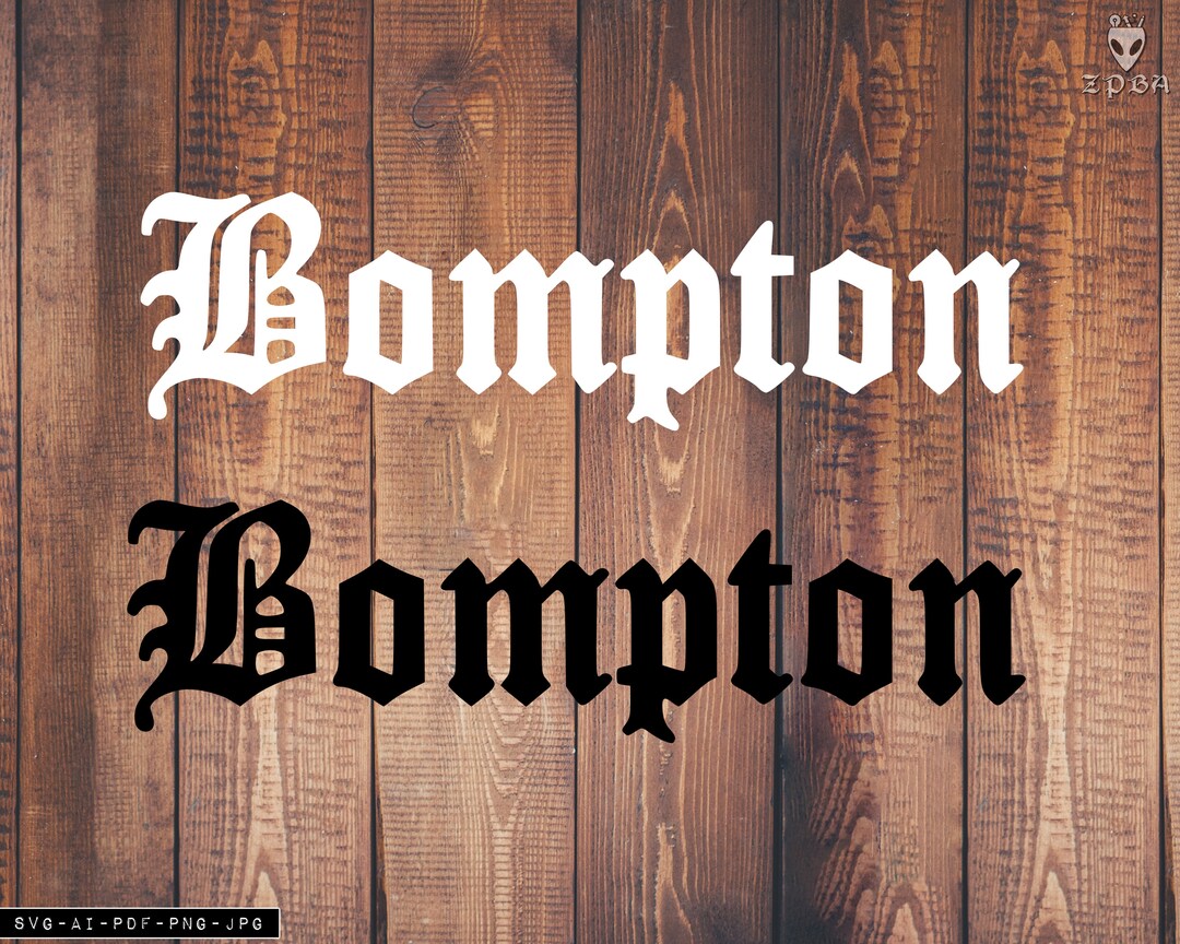 Bompton SVG Bompton T-shirt Bompton Cap Hat Bloods Gang - Etsy