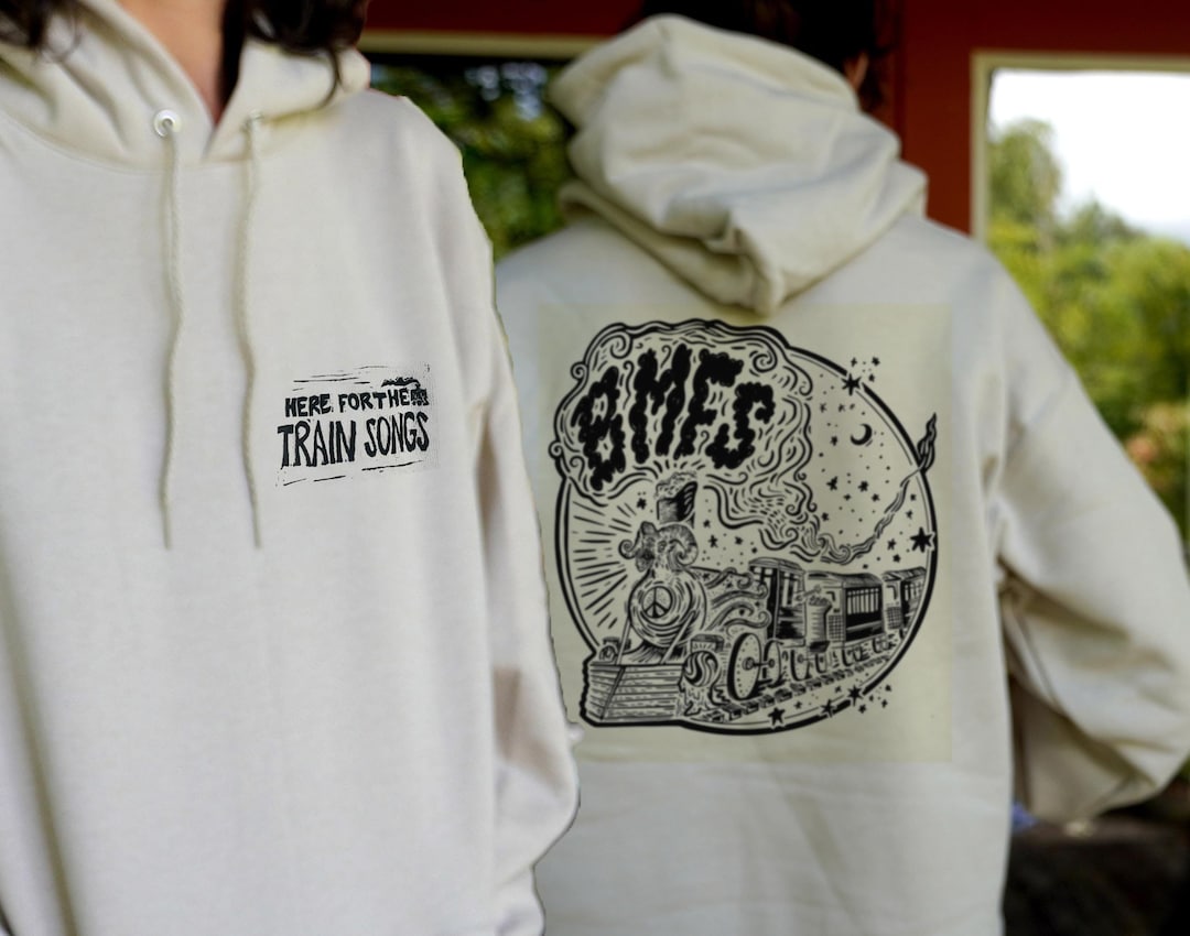 Billy Strings Train Hoodie: BMFS Goat Train, Hand Screen Printed - Etsy