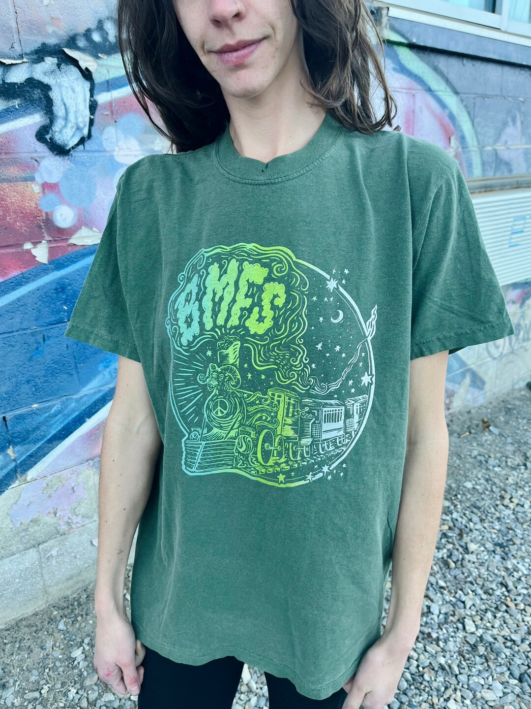 Billy Strings Screen Printed Tee BMFS Peace Train - Etsy