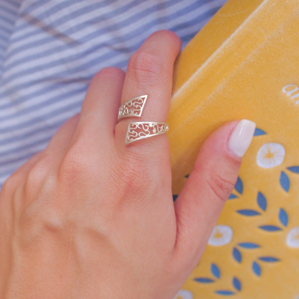 Filigree Wrap Ring - Etsy