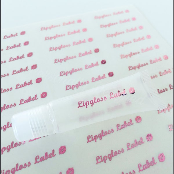 Lip Gloss Labels - Etsy