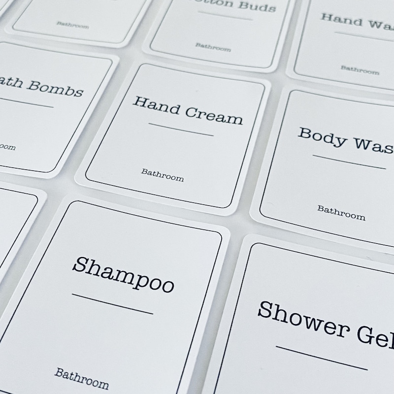 Bathroom Labels - Etsy